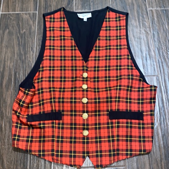 stephanie queller | Jackets & Coats | Vintage Stephanie Quellar Plaid ...